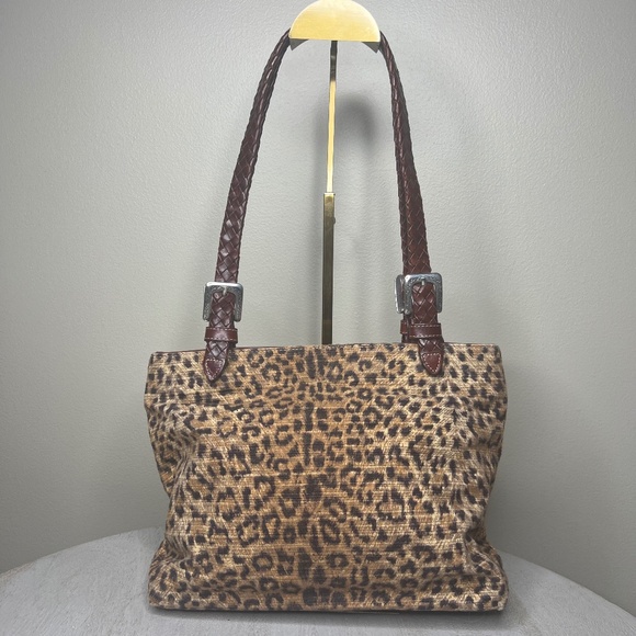 Brighton | Bags | Brighton Leopard Print Shoulder Bag Vintage | Poshmark